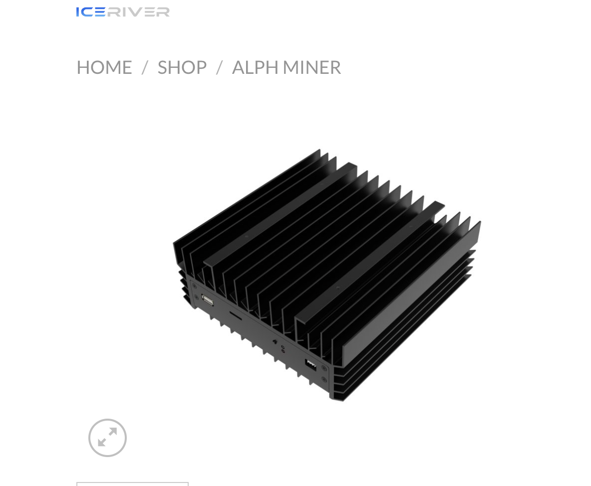 Iceriver Alph Al0 400gh/s 100w Alephium Miner Alph Mining $850 ...