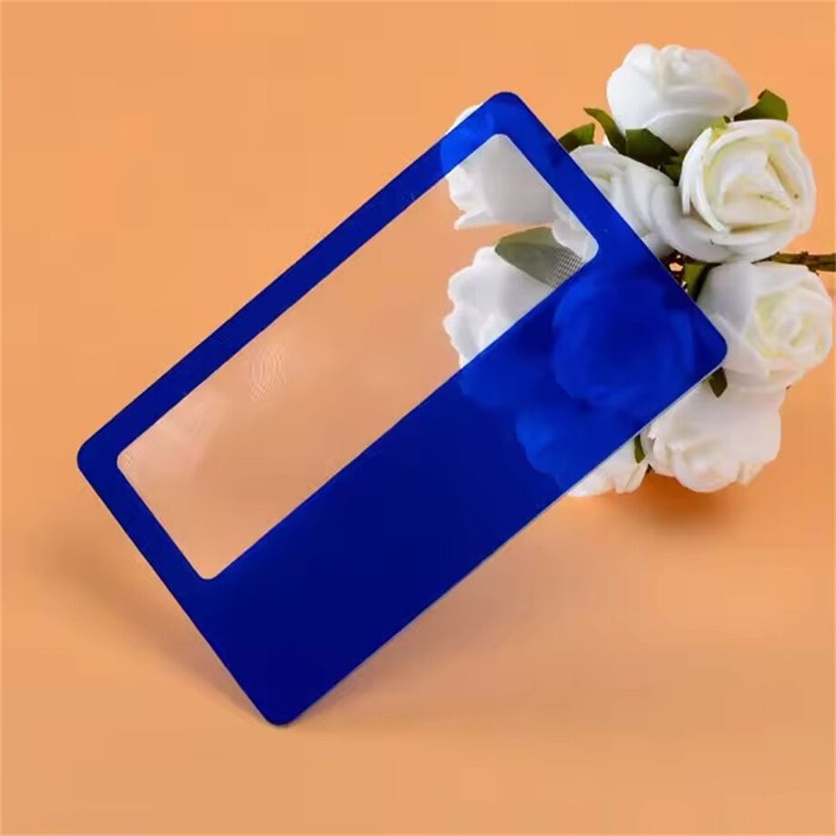 Credit Card Fresnel Lens Pocket Magnifier Ruler Emergency Solar Fire ...