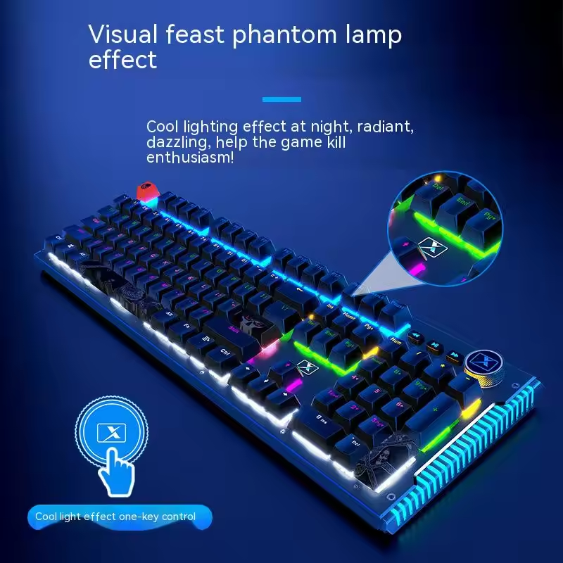 Xinmeng K968 Waterproof 104-key Computer Keyboard Usb Interface High ...