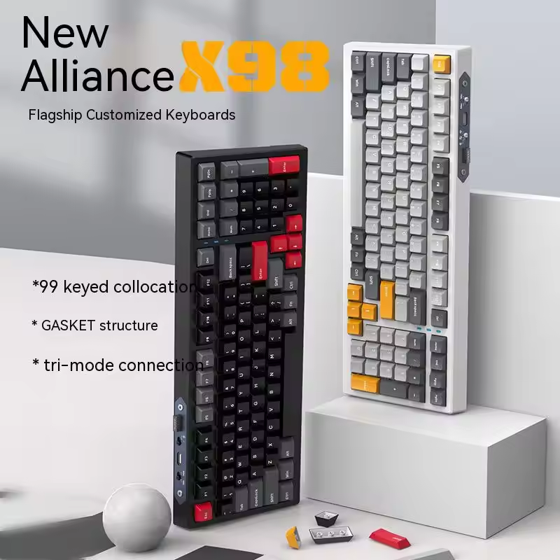 Xinmeng X98 Three Mode Keyboard, Support Customization, X98 - Buy China ...