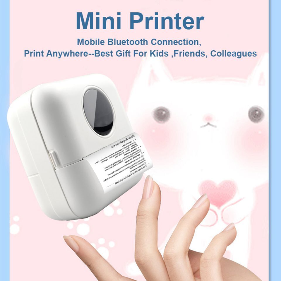 Wholesale Factory Popular Hd Mini Printer Inkless Printing Bluetooth ...