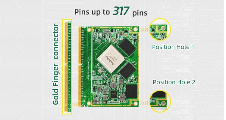Qiyang Rk3399 System On Module Rockchip Hexa-core Arm Embedded Computer Module Android Core ...