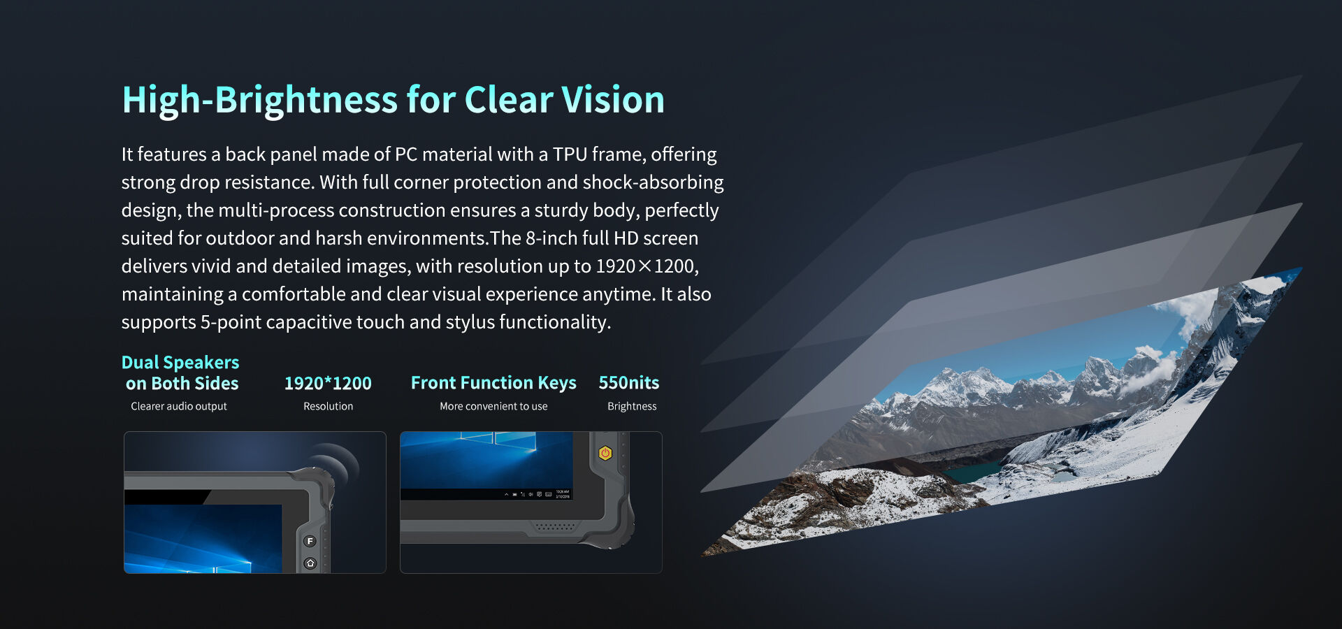 0dm+military-grade Hardened Tablets, Rugged Tablets, Industrial Panel ...