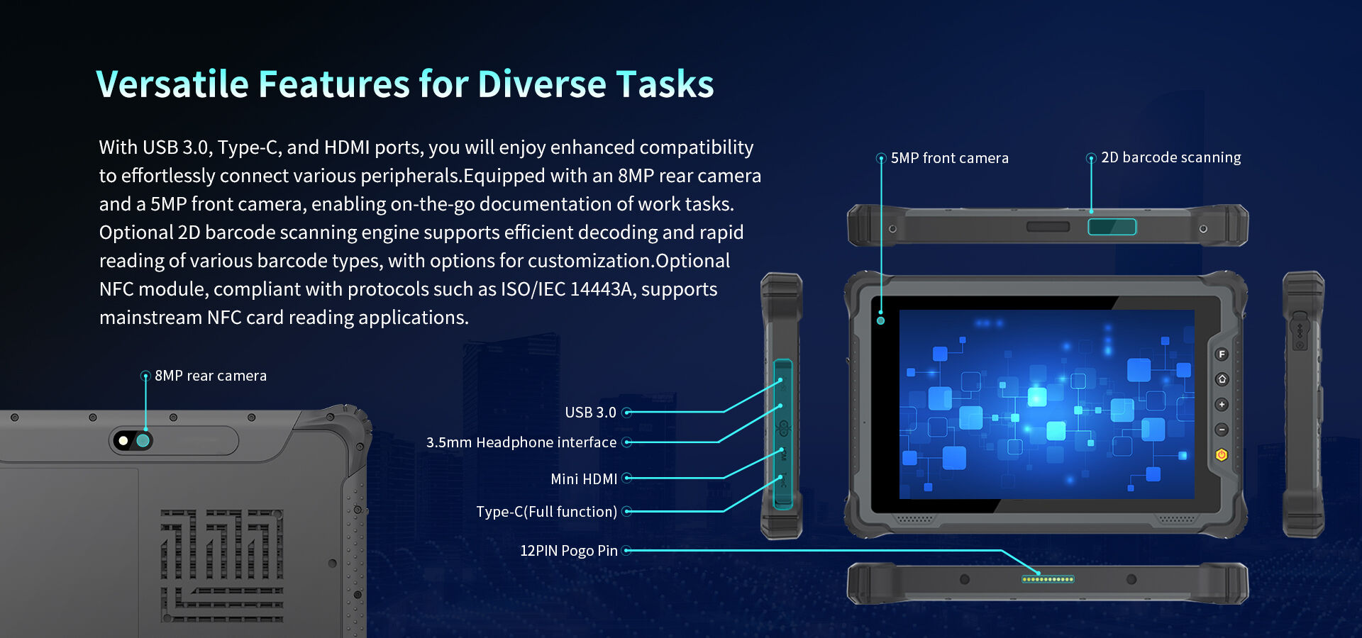 0dm+military-grade Hardened Tablets, Rugged Tablets, Industrial Panel ...