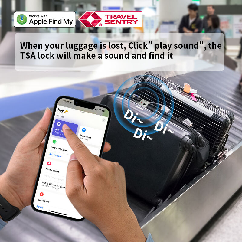 Global Position Apple Find My Tsa Lock For Locating Luggage Suitcase ...