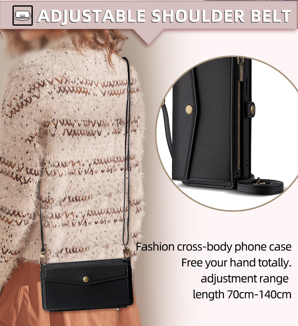 Multifunction Credit Cards Pocket Crossbody Leather Phone Bag For ...