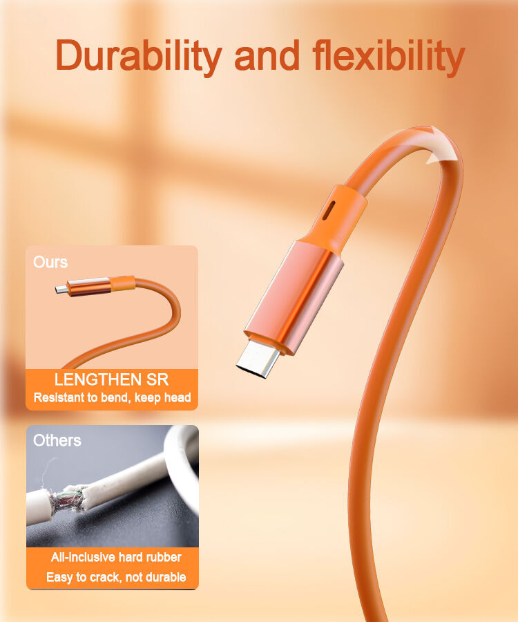 Bulk Buy China Wholesale Schitec Rainbow Soft Silicone Usb C Cable Big ...