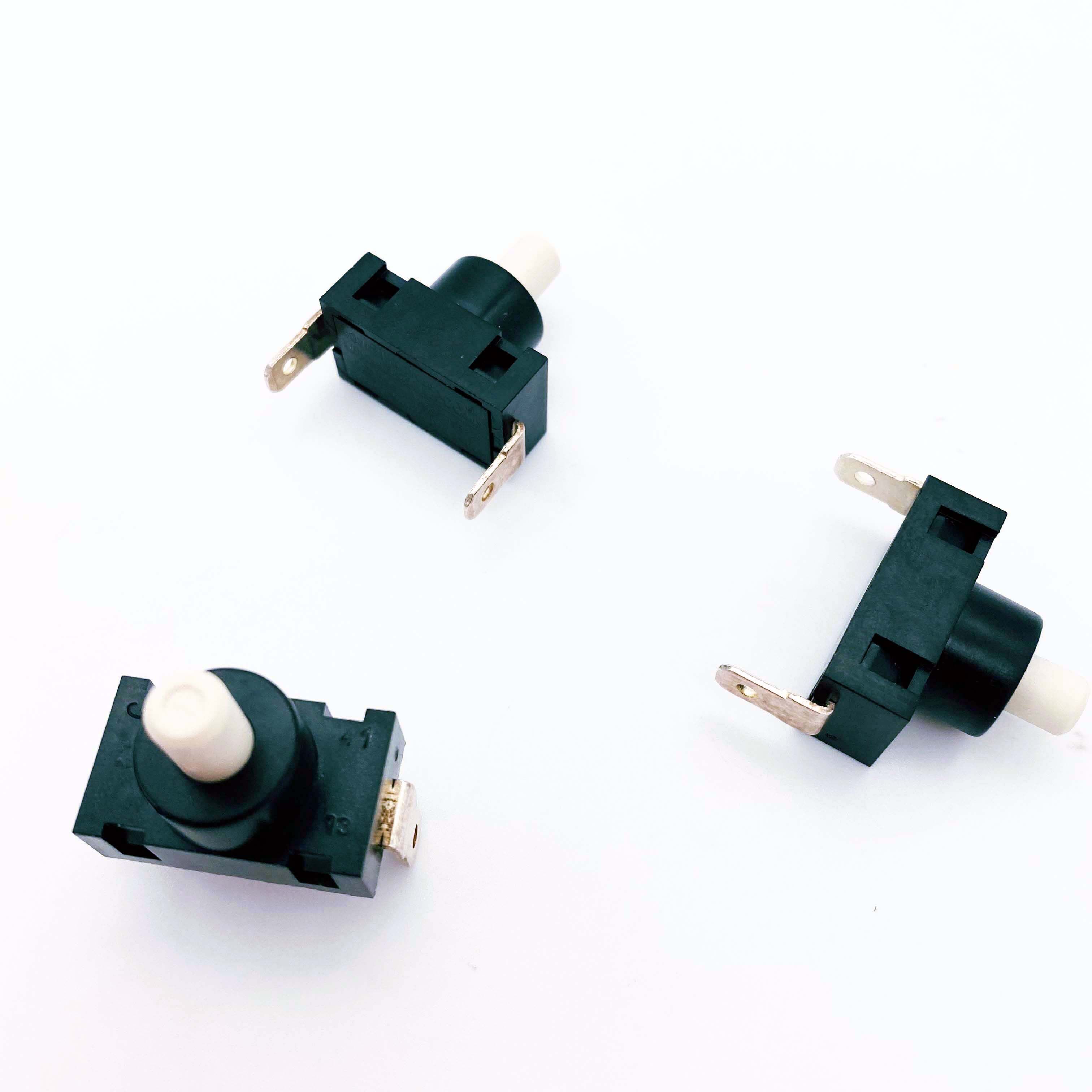 16a125v 8a250v On-off 2 Pin Momentary Or Latched Push Switch For Push ...