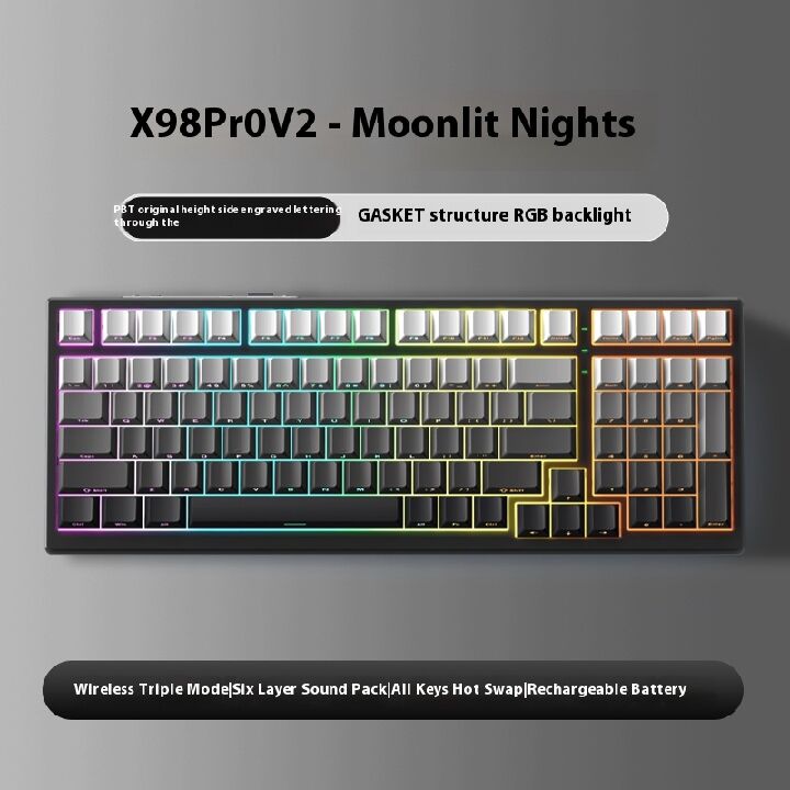 Xinmeng X98 Pro V2 Rgb Pbt Mechanical Keyboard Usb Type C Interface ...