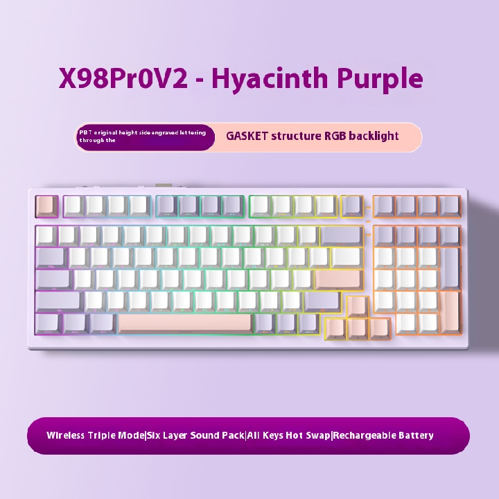 Xinmeng X98 Pro V2 Rgb Pbt Mechanical Keyboard Usb Type C Interface ...