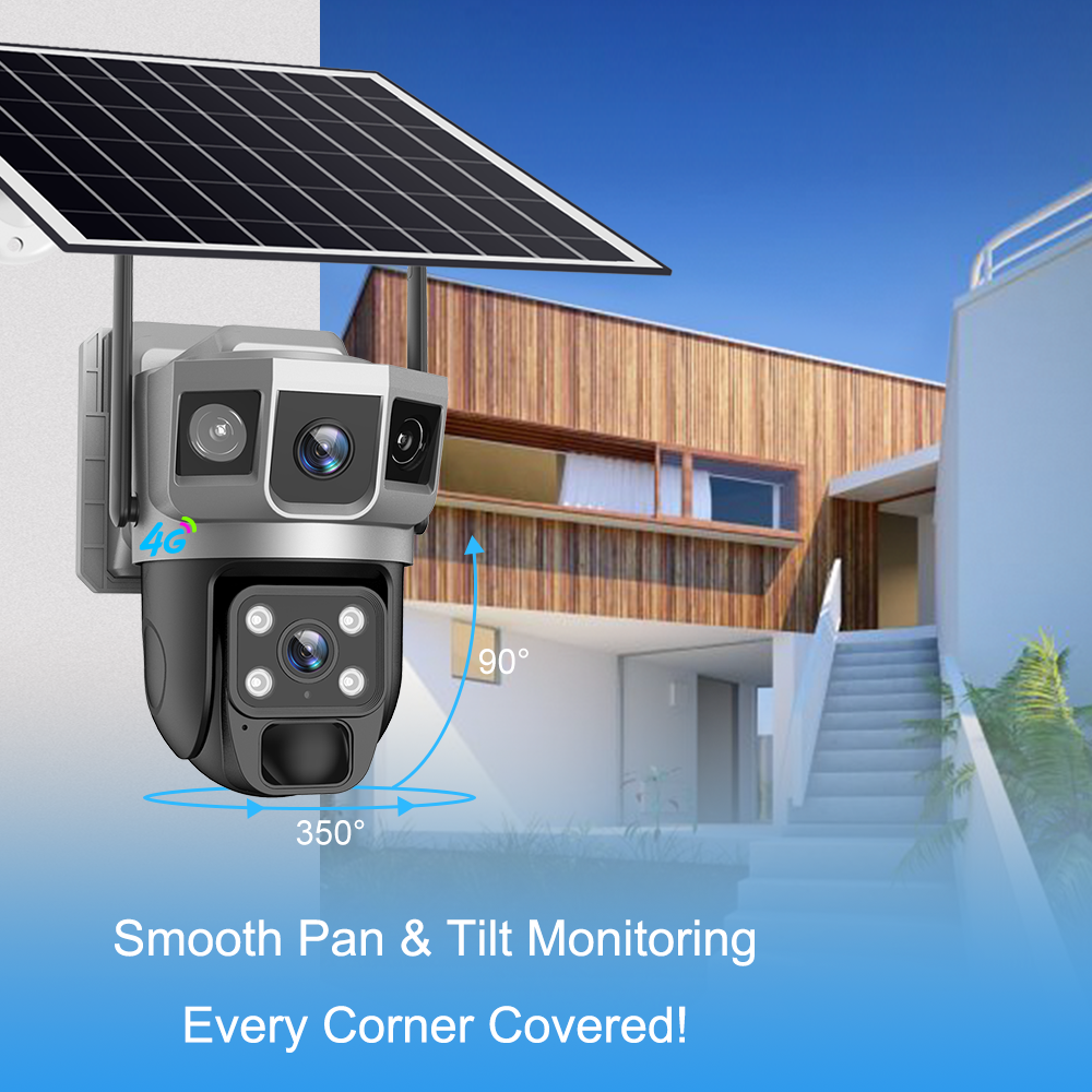 Buy China Wholesale New Arrival Verto V380 Dual Len 4mp Solar Battery ...