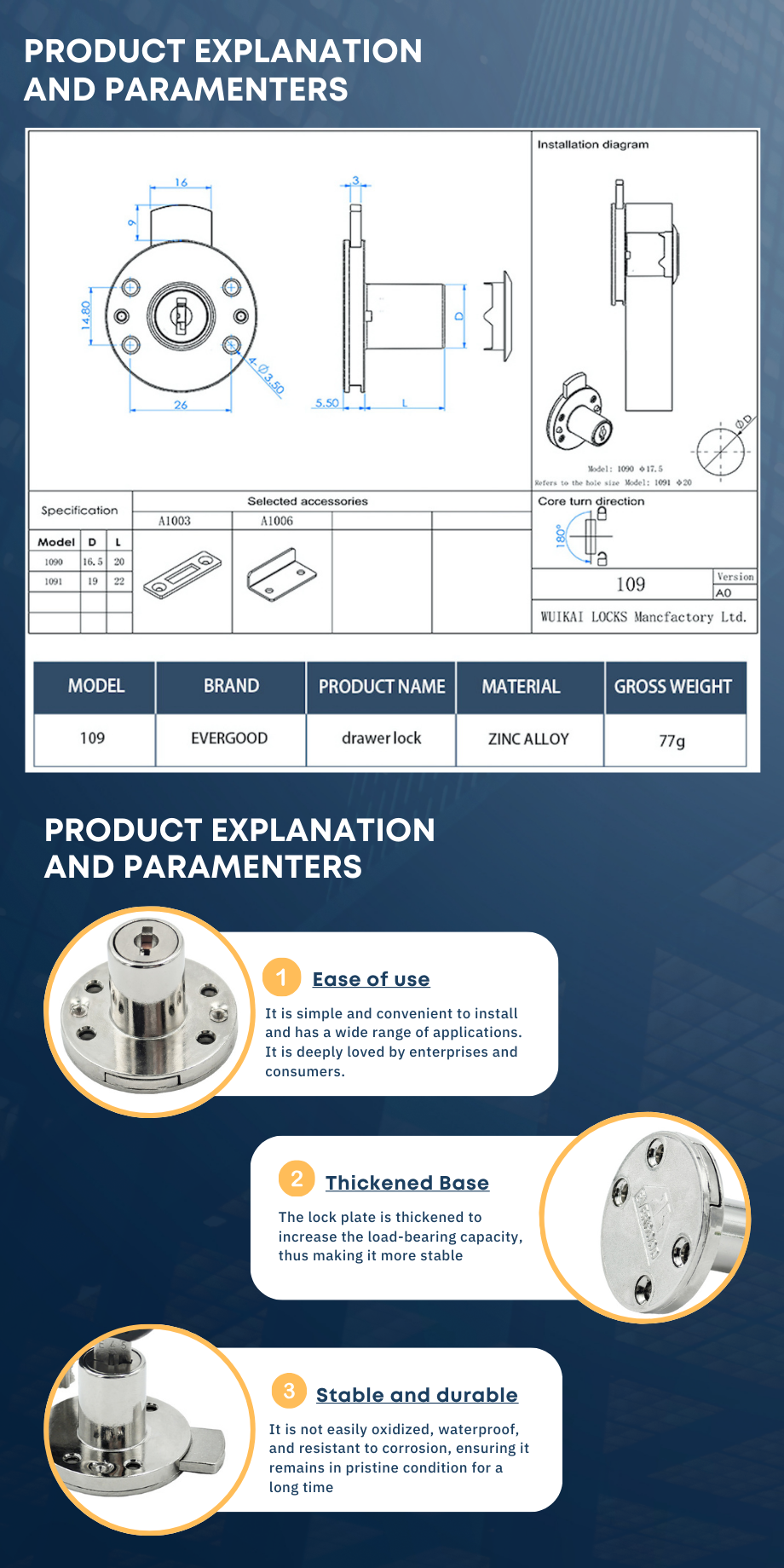 Factory Direct High Quality Hong Kong SAR Wholesale Mechanical Drawer ...