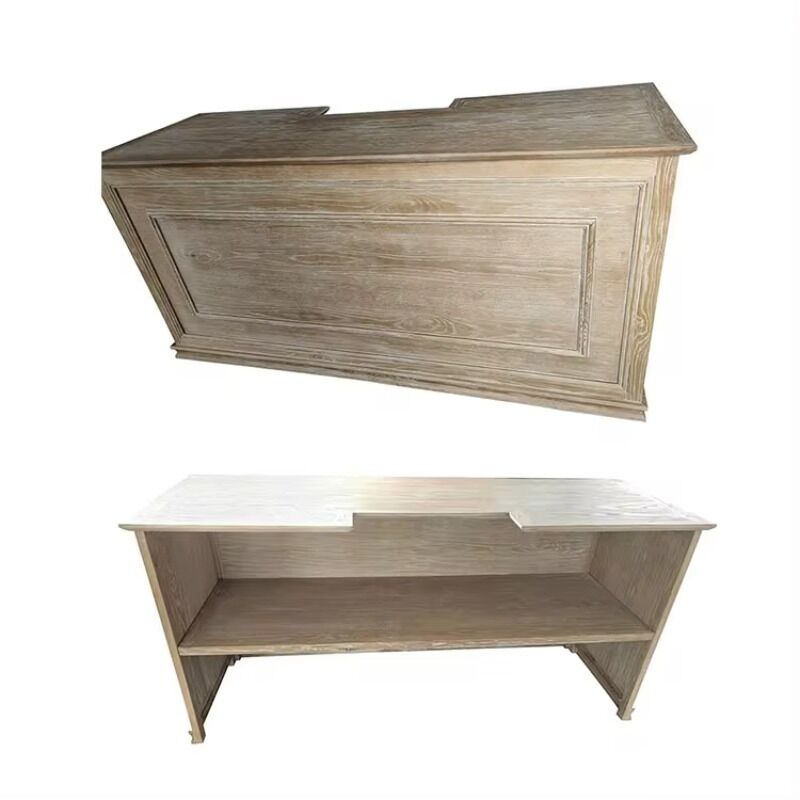 Customized Color White Oak Standing Counter Bar Table Wedding Party Pub ...