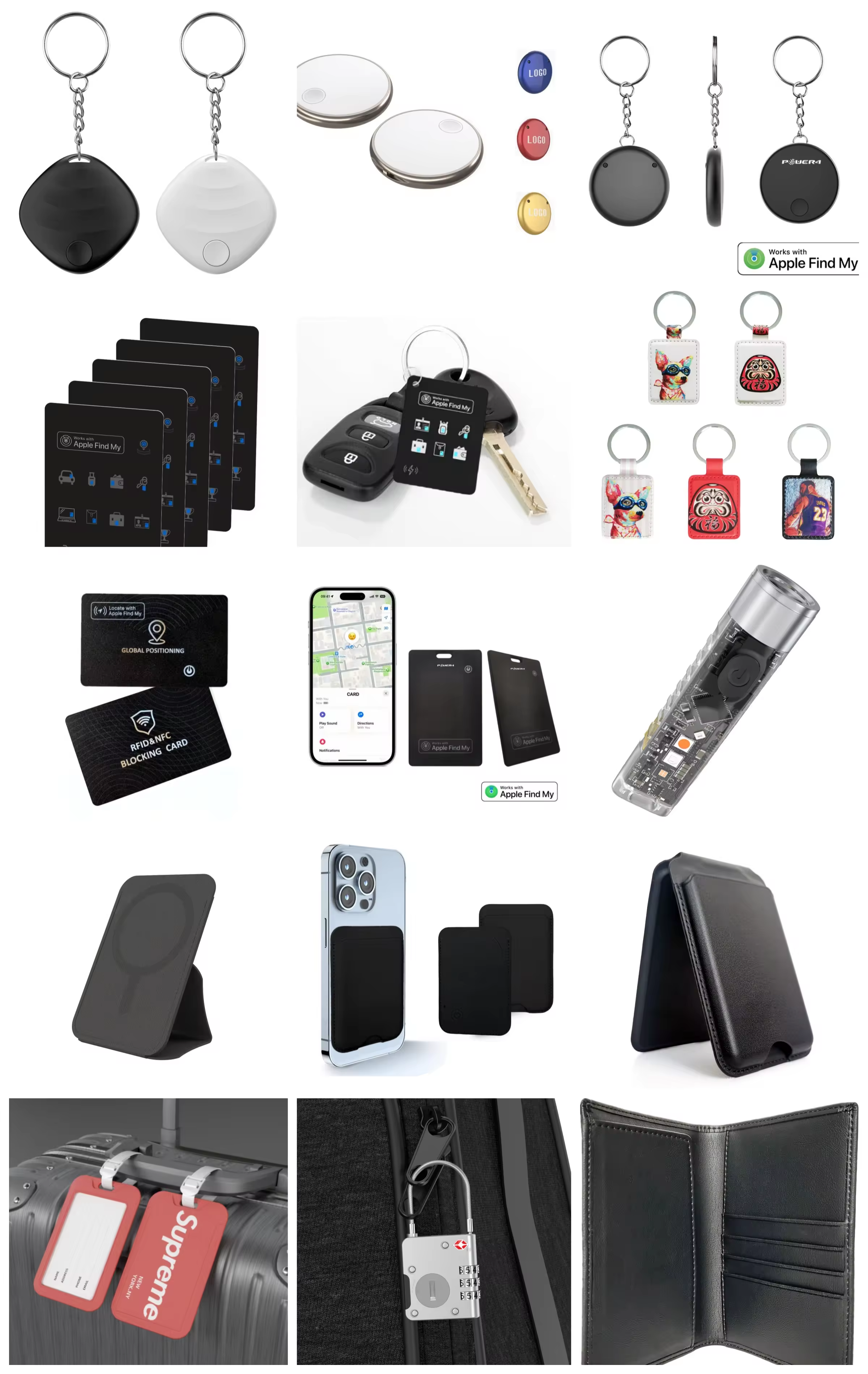 Find My Smart Finder Key Tracker Air Tag M Fi Certified Item Bluetooth ...