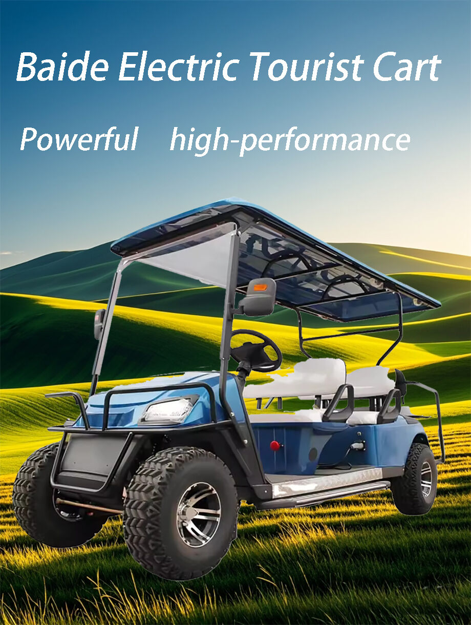 Electric Tourist Cart 2024 New Powerful 4 Wheel 6 Seater Electricgolf ...
