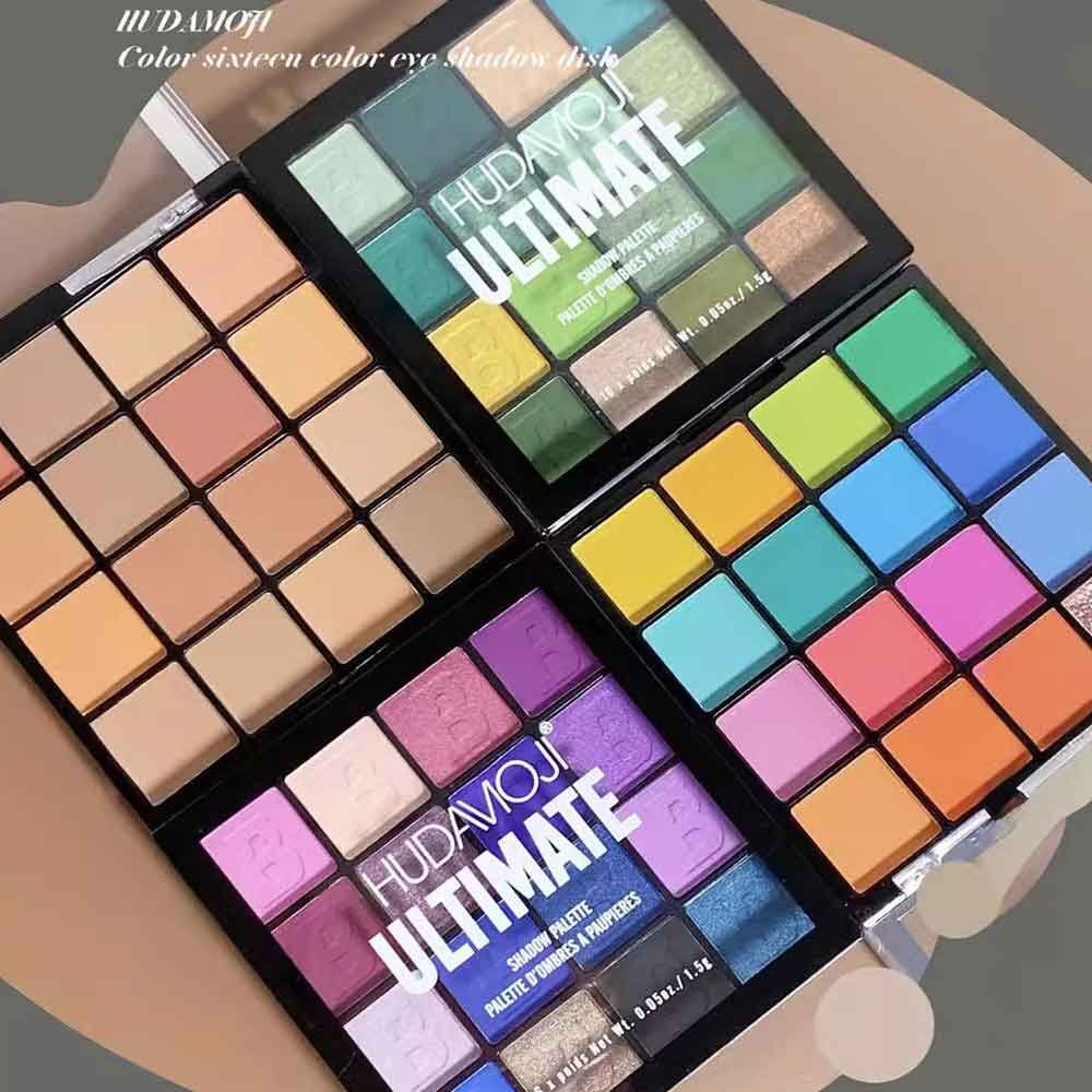 Makeup 16 Color Eyeshadow Tray Matte Eye Makeup, Glitter Eyeshadow ...
