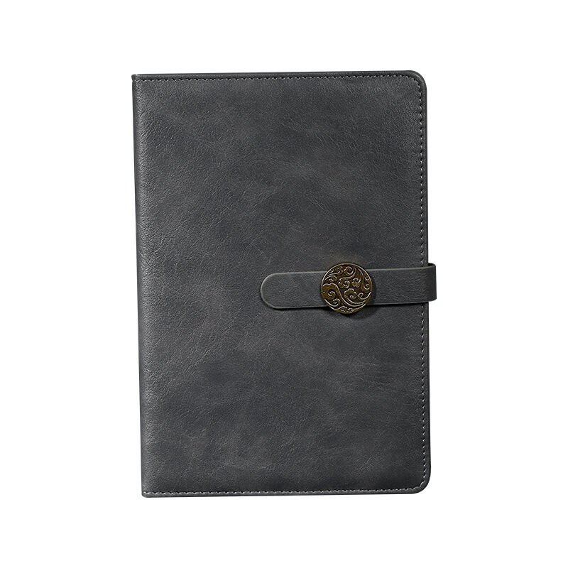 Wholesale A5 Buckle With Horizontal Lines Notebook, Spiral Notebook ...