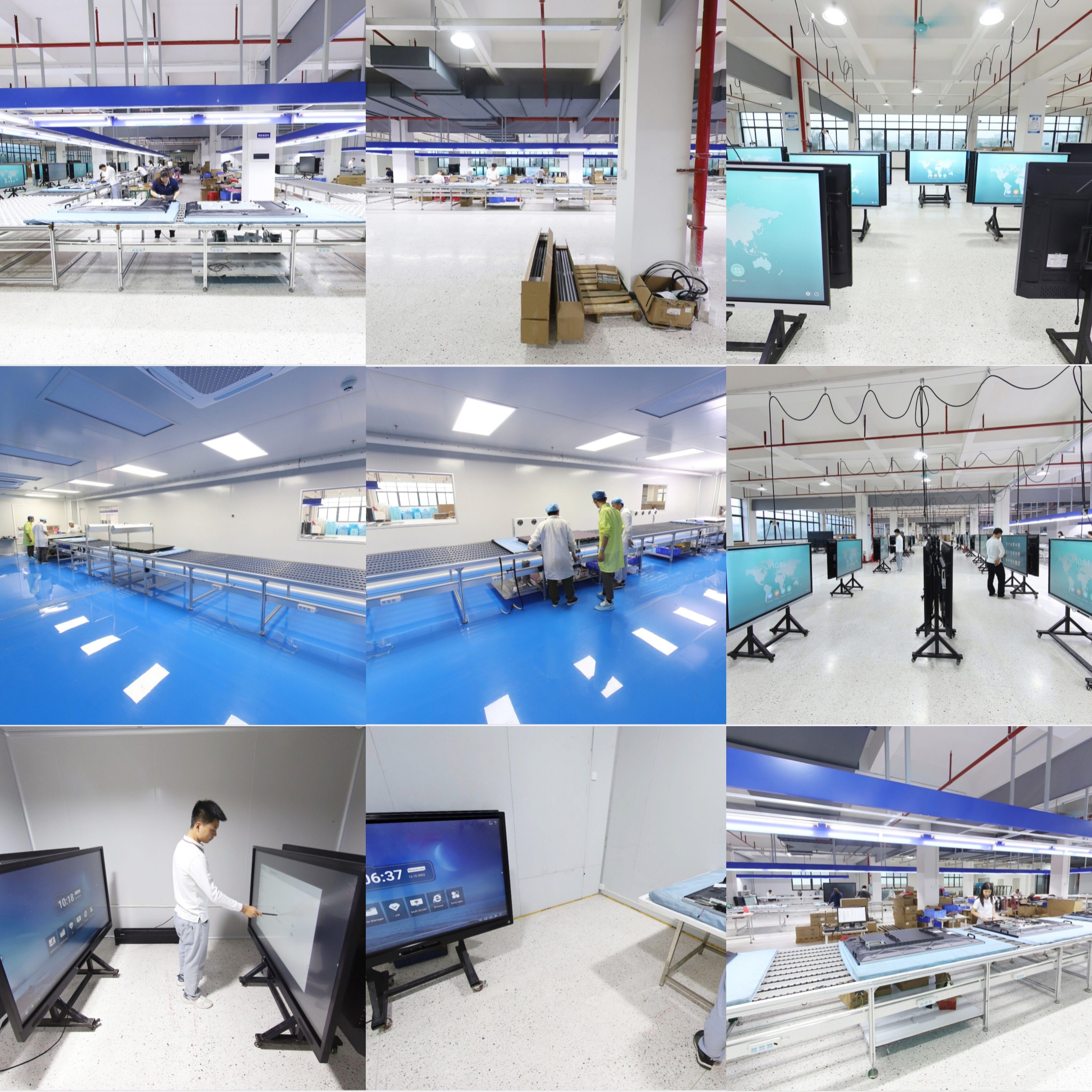 Eiboard Papan Tulis Interaktif/smartboard Layar Sentuh Lcd Sistem Ganda ...