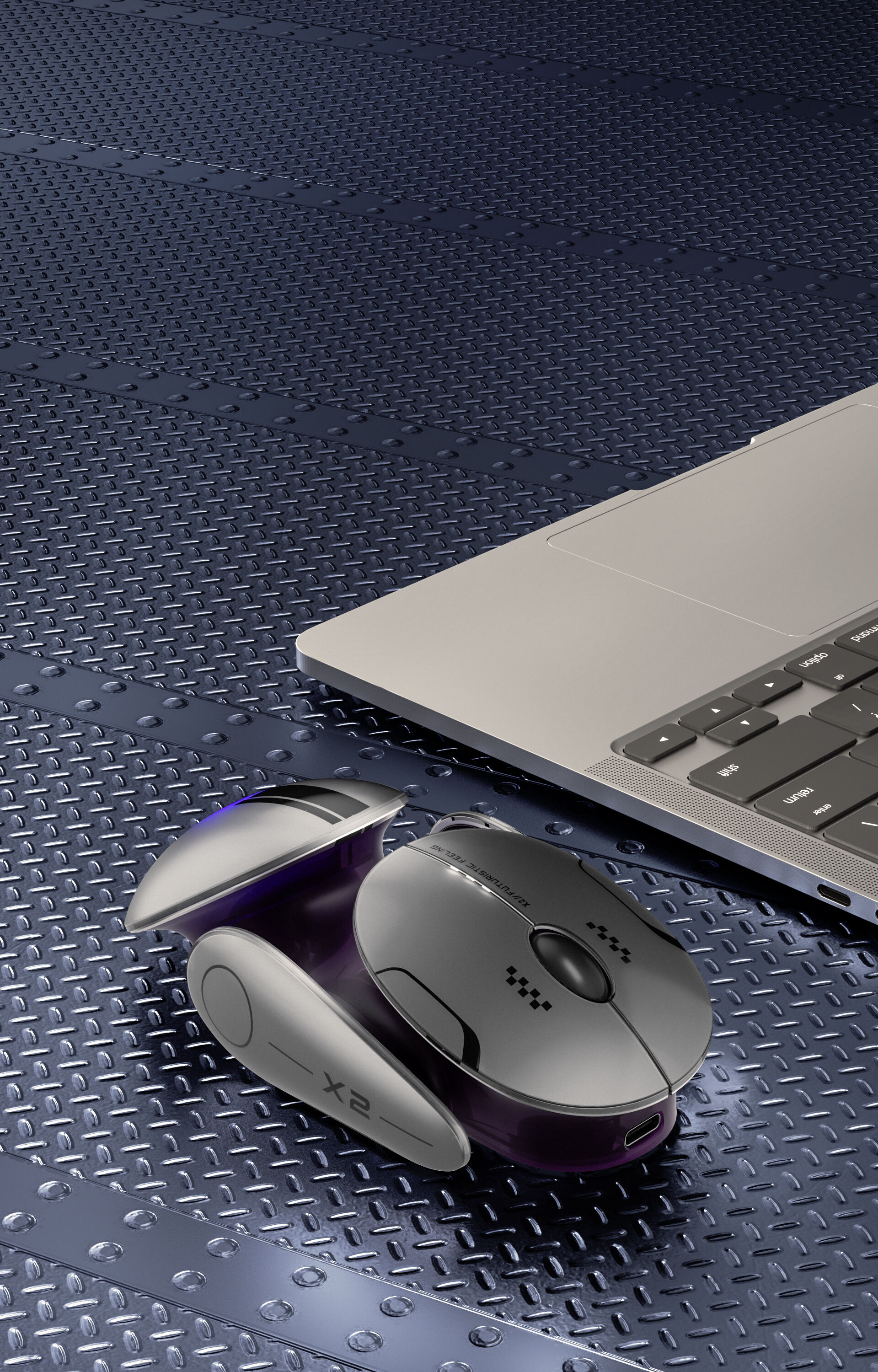 Bulk Buy China Wholesale Nphic X2 Led Bluetooth Mouse Wireless Tri-mode ...