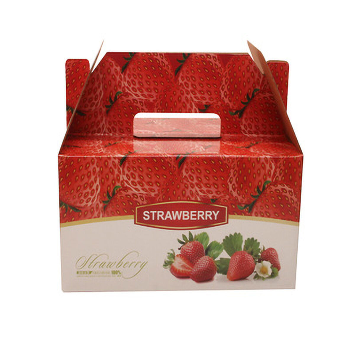 Printing Biodegradable Large-sized And Handle Fruit Packaging Boxes For ...