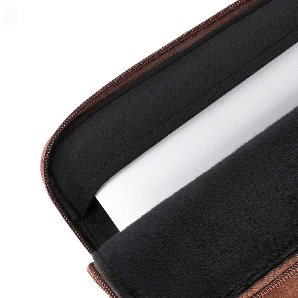 Customized Travel Computer Protecting Bag Premium Laptop Cover Brown ...