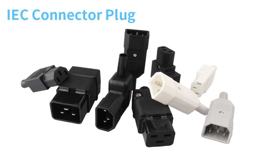 Wholesale Iec 60320 C14 Angled Male Connector Plug Power Connectors ...