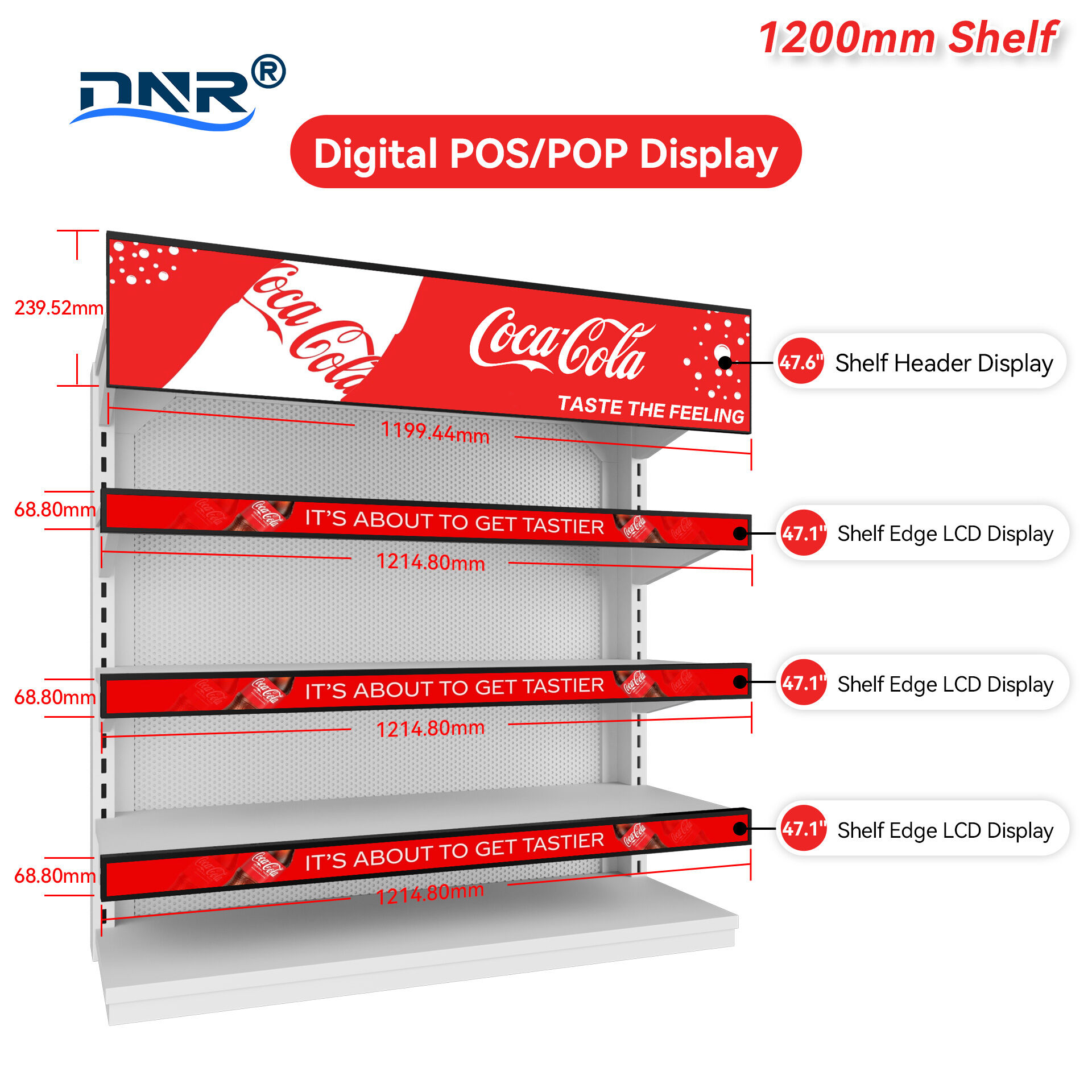 Shelf Lcd Screens For Retail Pricing System - Expore China Wholesale ...