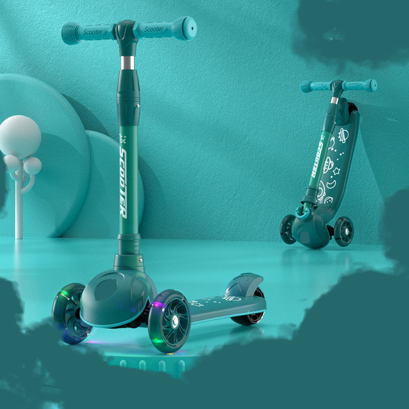 Wholesale New Product Foldable 3 Wheels Kids With Seats Scooter Sliding ...