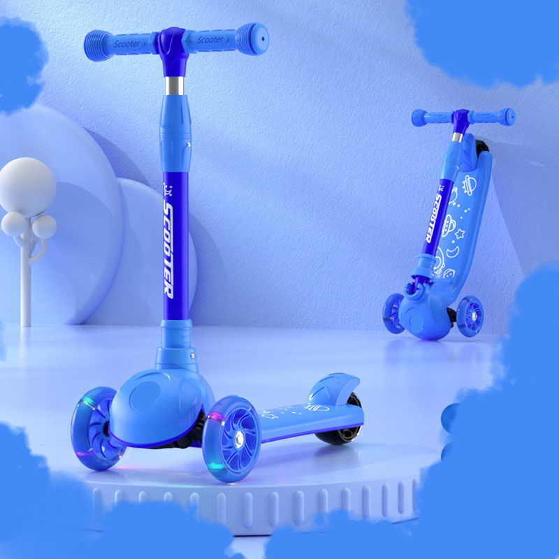 Wholesale New Product Foldable 3 Wheels Kids With Seats Scooter Sliding ...