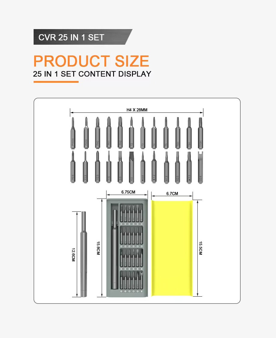 25 In 1 Precision Screwdriver Set Suitable For Maintenance Tools ...