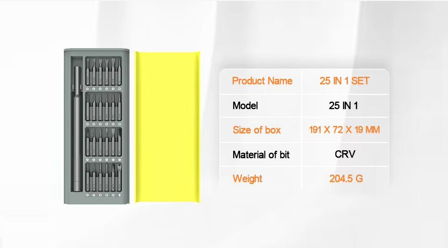 25 In 1 Precision Screwdriver Set Suitable For Maintenance Tools ...