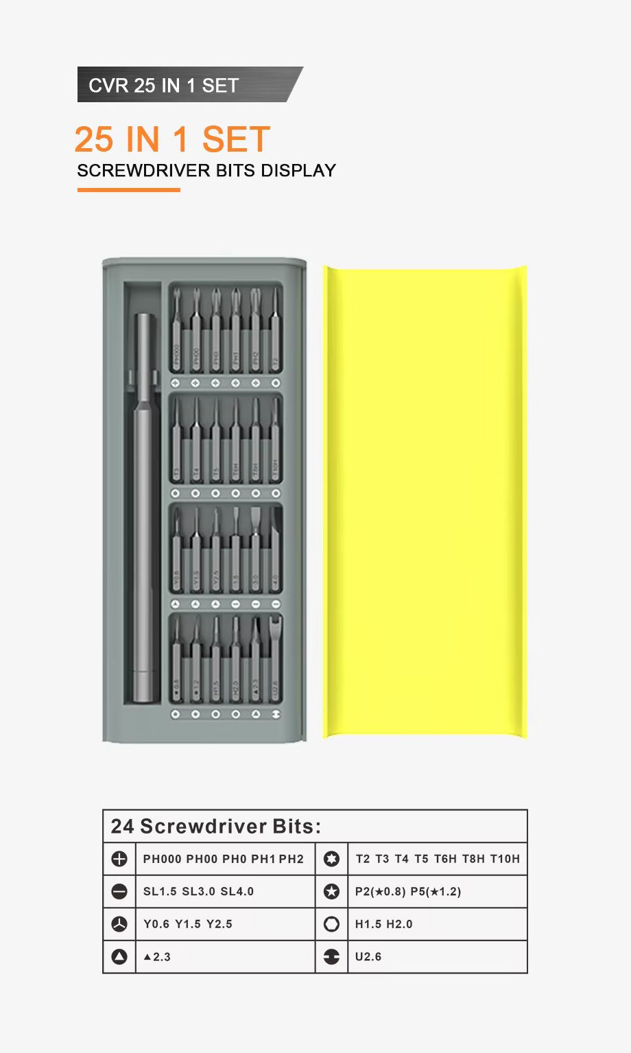 25 In 1 Precision Screwdriver Set Suitable For Maintenance Tools ...