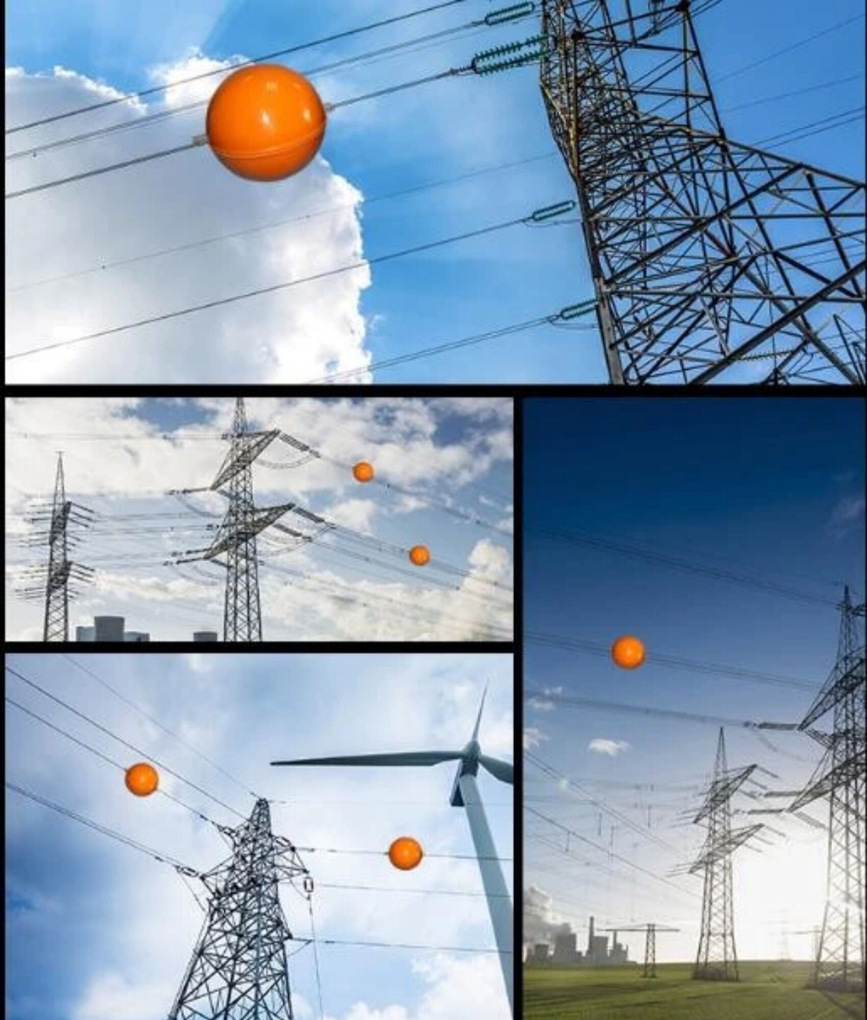 Bulk Buy China Wholesale Customize Opgw Cable Aircraft Warning Sphere ...