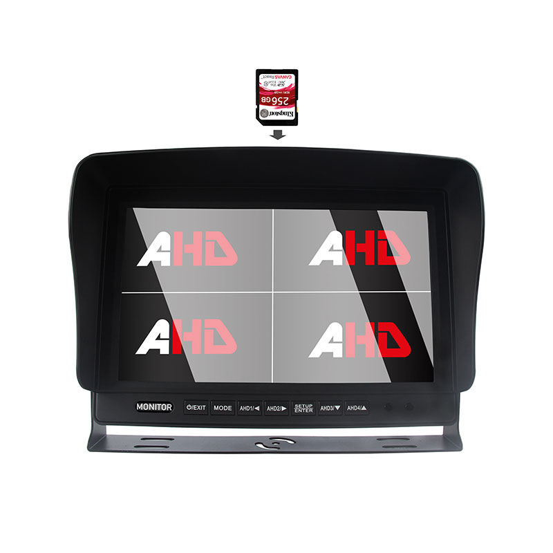 10.1 Inch Ahd Quad Monitor With Dvr System Video Recorder Monitor 4 Ahd ...
