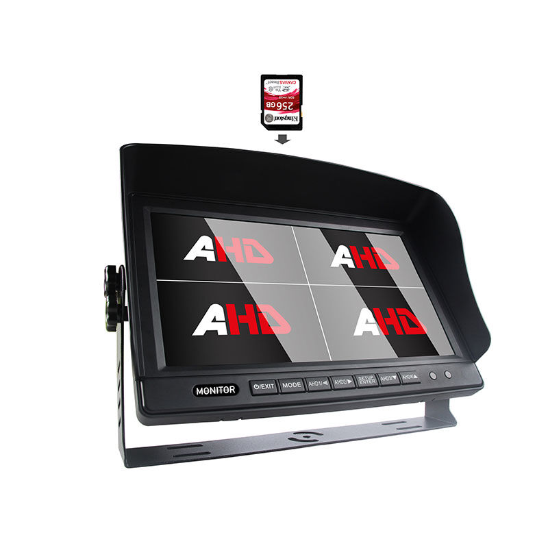 10.1 Inch Ahd Quad Monitor With Dvr System Video Recorder Monitor 4 Ahd ...