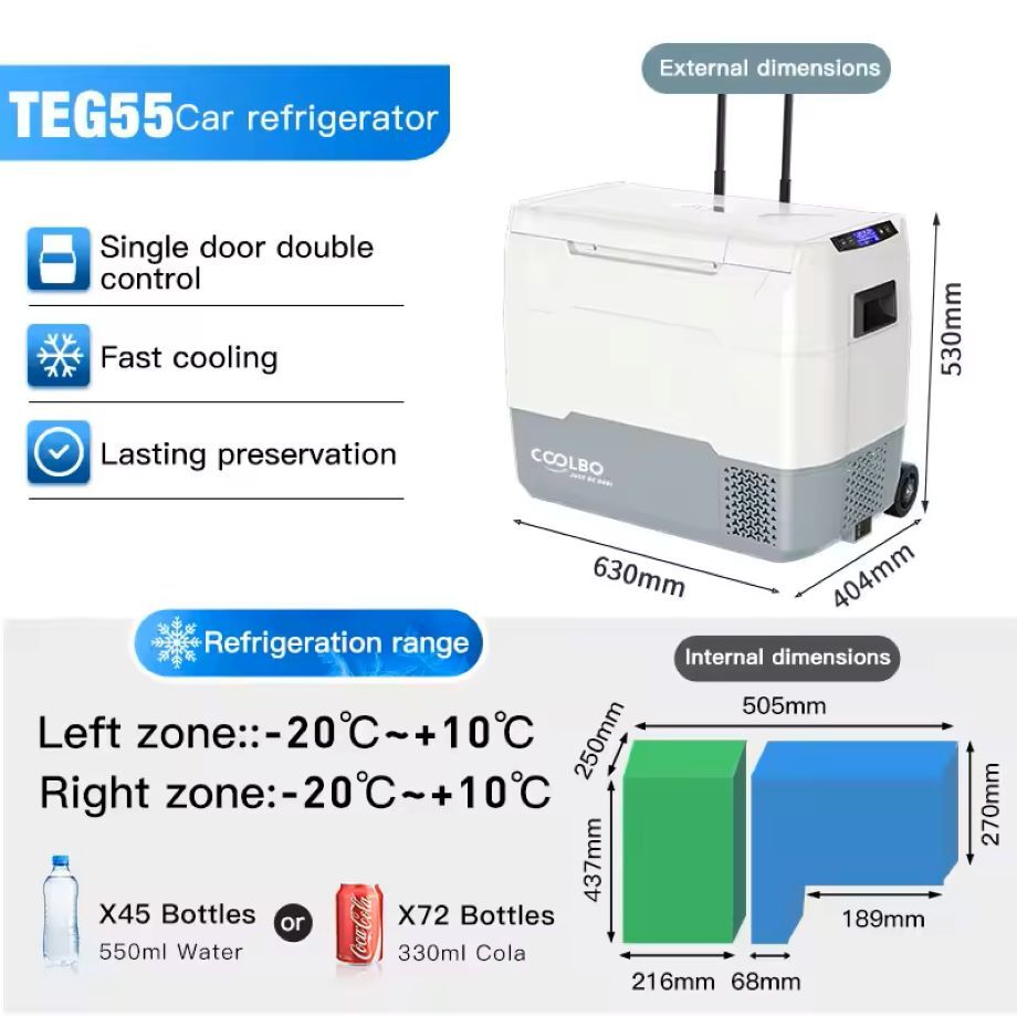 Buy China Wholesale Wholesale 50l Single Control Car Fridge Freezer ...