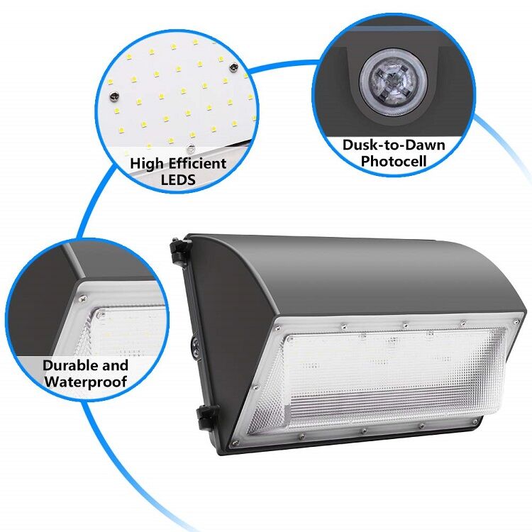 Led Wall Pack Light 60w Uv Stabilizers Lens Waterproof Outdoor Wall ...