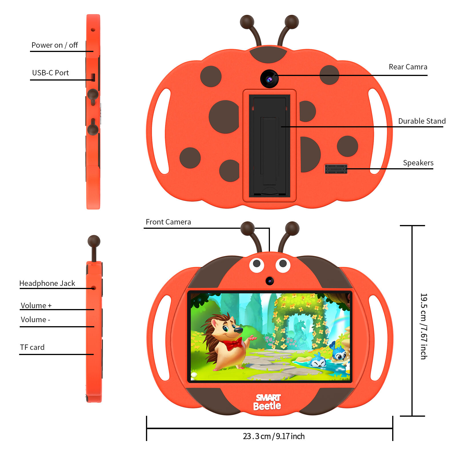 Wholesale 7" Kids Tablets With Iwawa 4g/32g Memory Android 13 Wifi ...