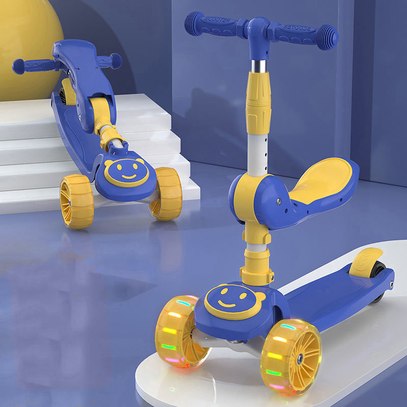 New Arrival 3 Wheels Kids Scooter With Seats And Music Kids Cool And ...