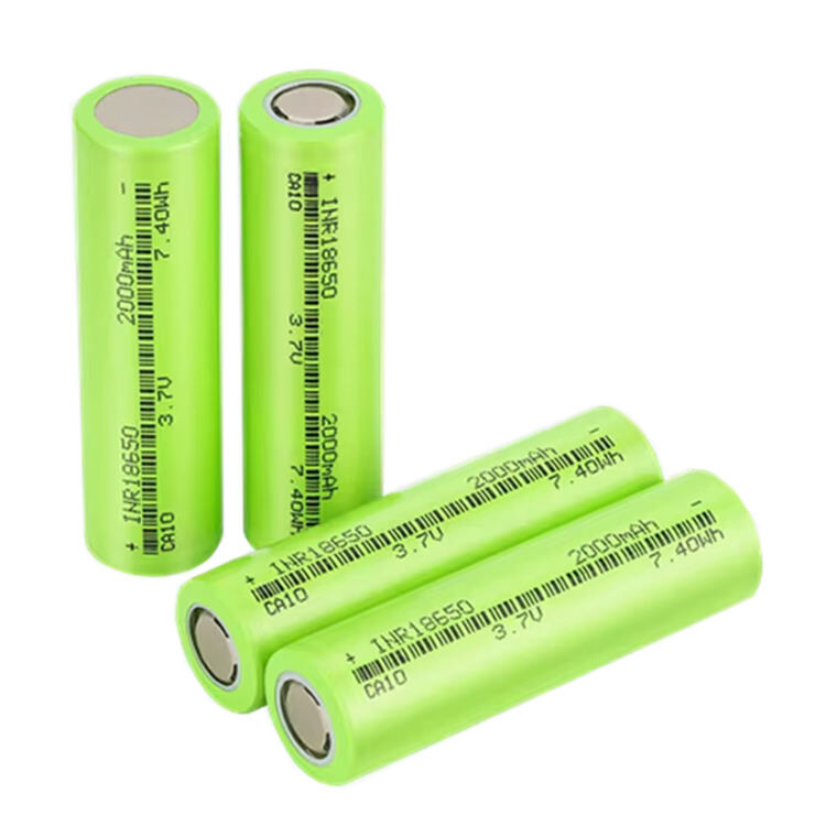 Small Cylindrical Lithium Battery 18650-2000ma 8c Lithium Iron ...