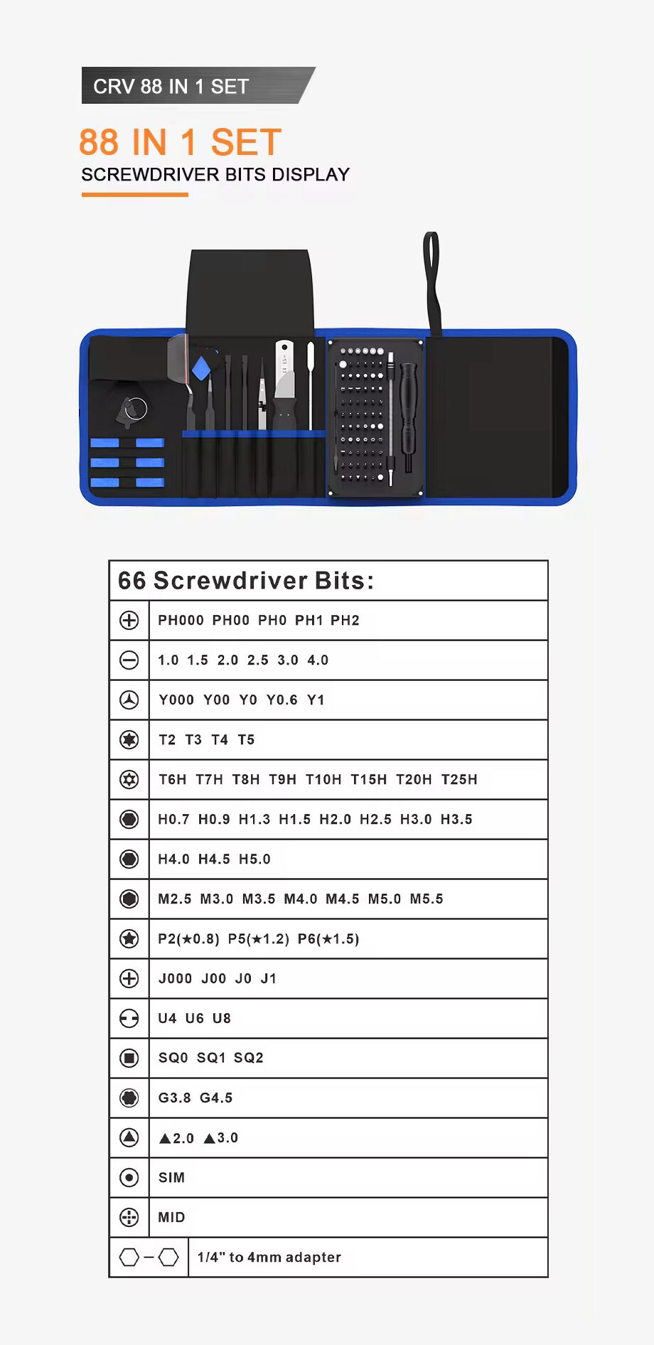 Mingtu 88 In 1 Precision Screwdriver Set With Magnetic Driver Bits ...