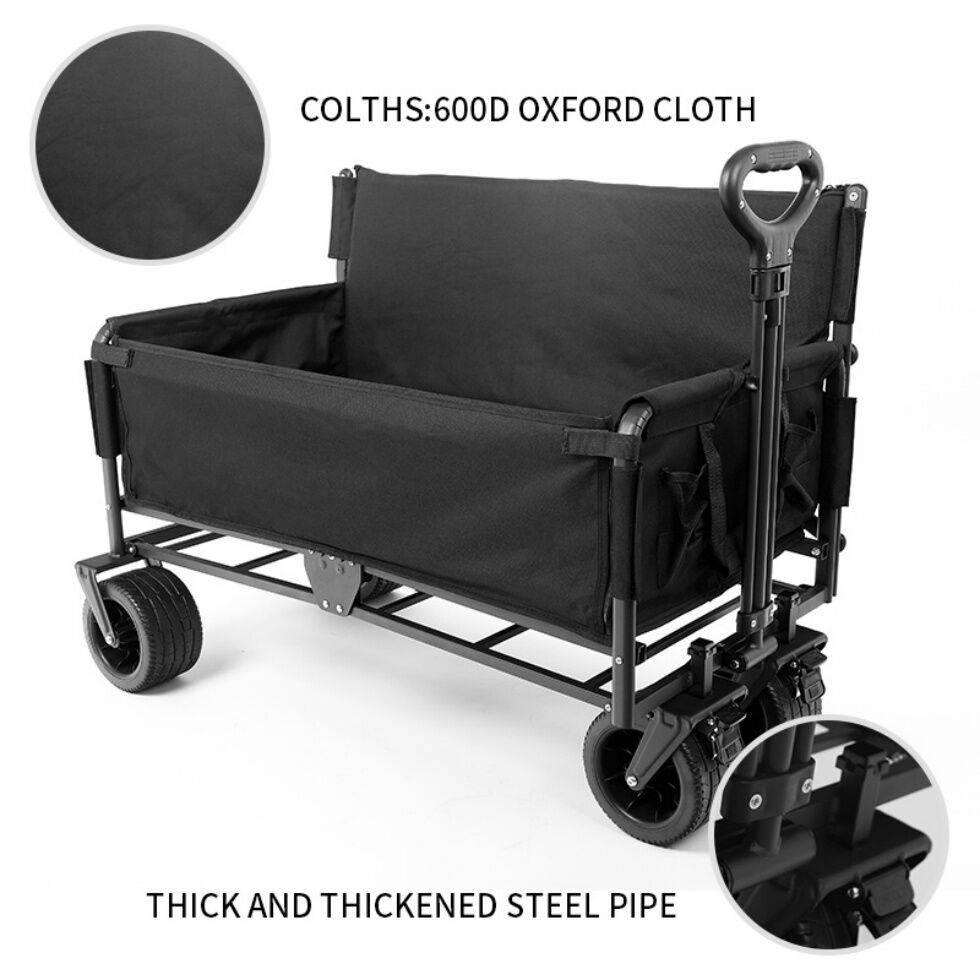 New Couch Heavy Duty Collapsible Folding Wagon Utility Outdoor Camping ...