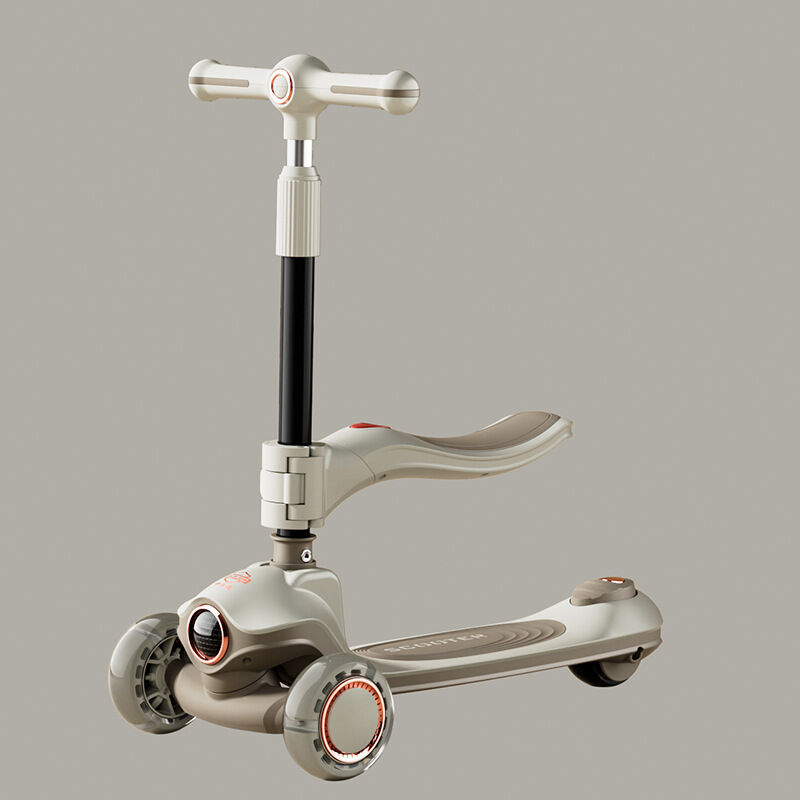 New Model Seats 1-8 Year Old Kick Scooters Multicolor Smoothly Sliding ...