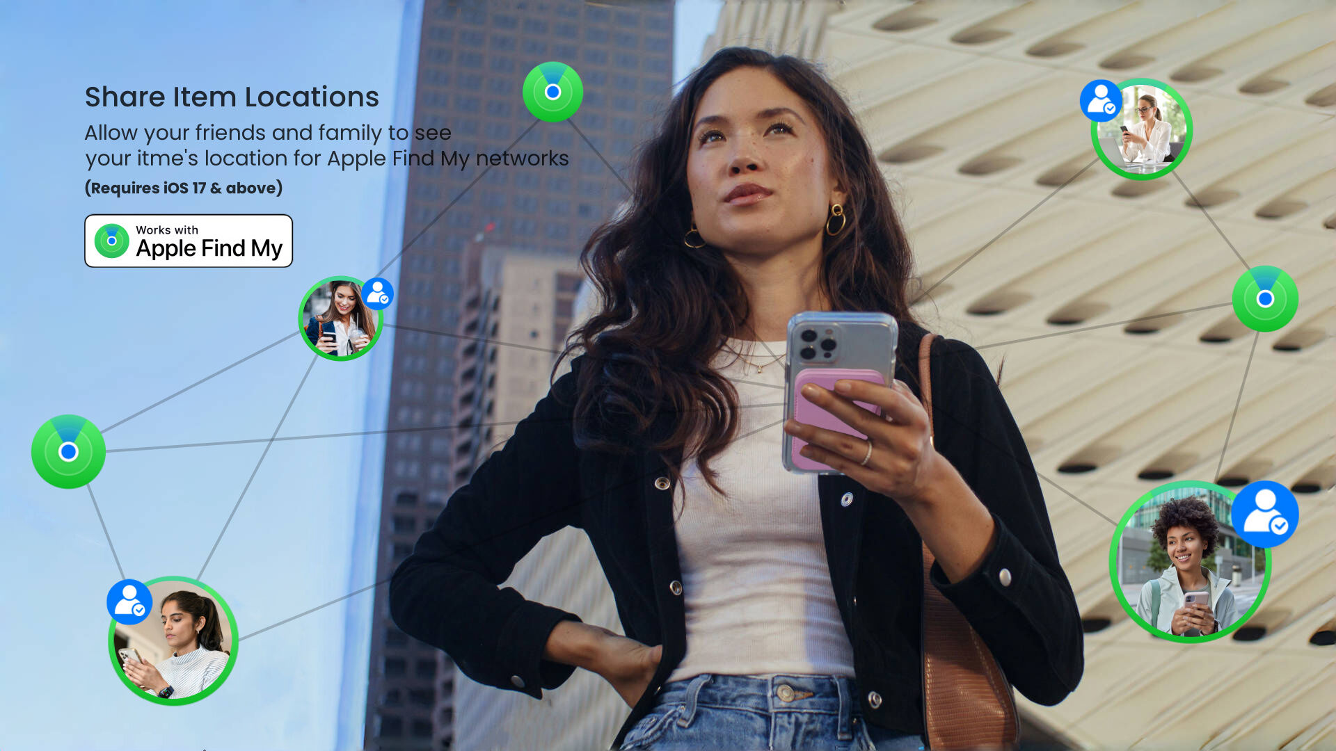 Wholesale Odm Tracker Pu Magnetic Find My Smart Wallet Finder Wireless ...