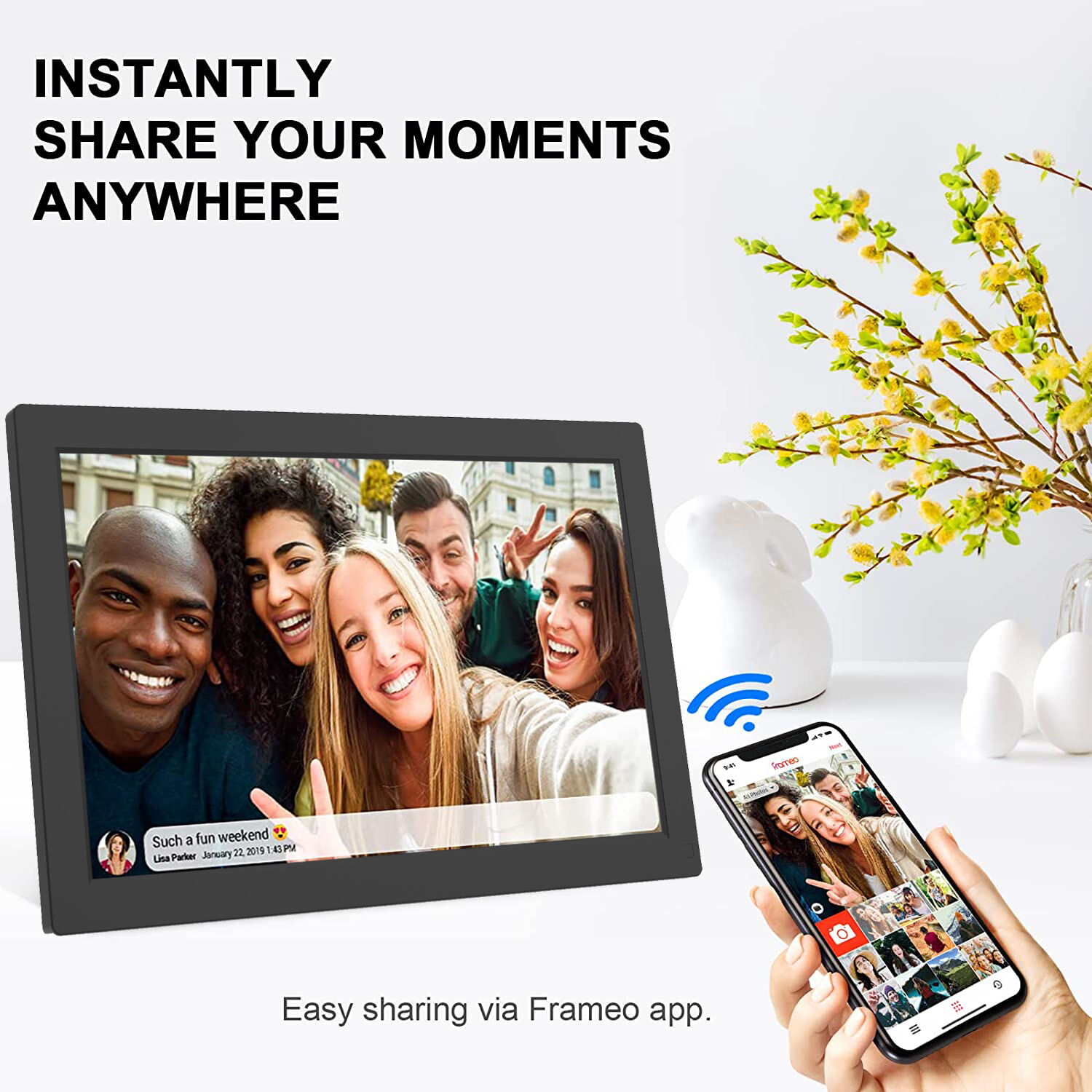 15.6 Inch Wifi Digital Photo Frame With Frameo - Expore China Wholesale ...