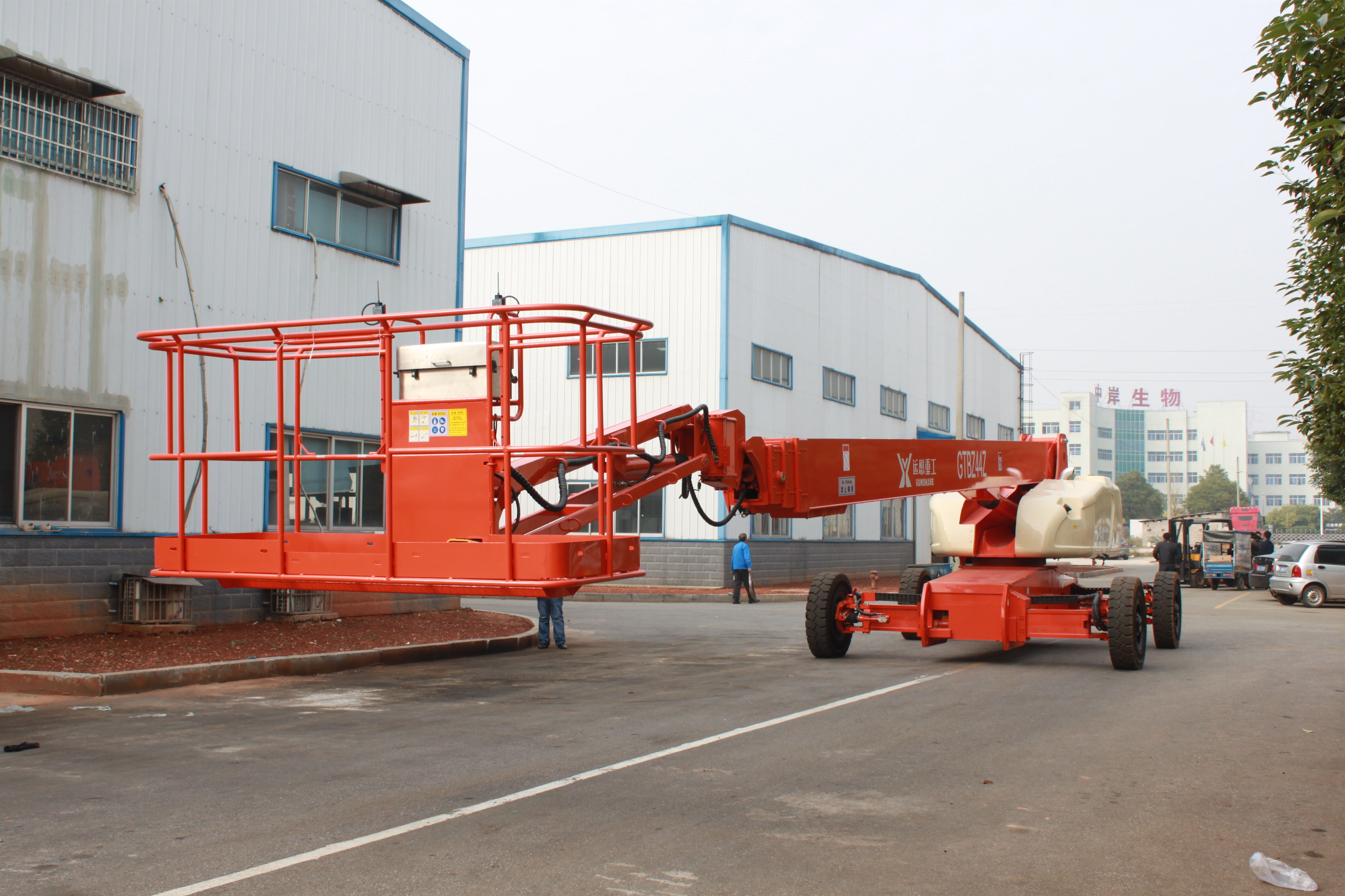 Rushare Awp Articulated Boom Lifts 16m To 34m Working Height Diesel ...