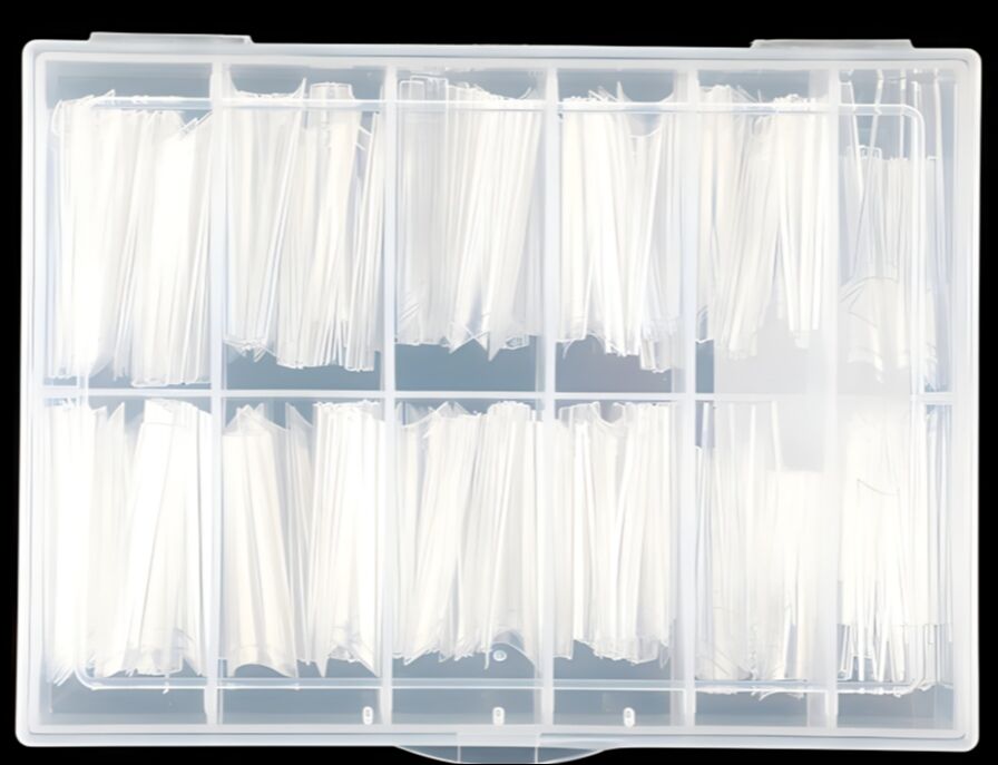 Wholesale Artificial Nail Tips 500pcs/box No C Curve French Nail Tips ...