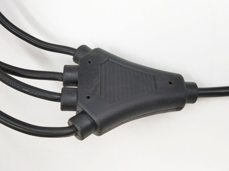 Bs Certified Uk Plug Splits To Four C13 Connector 1 To 4 Power Splitter ...