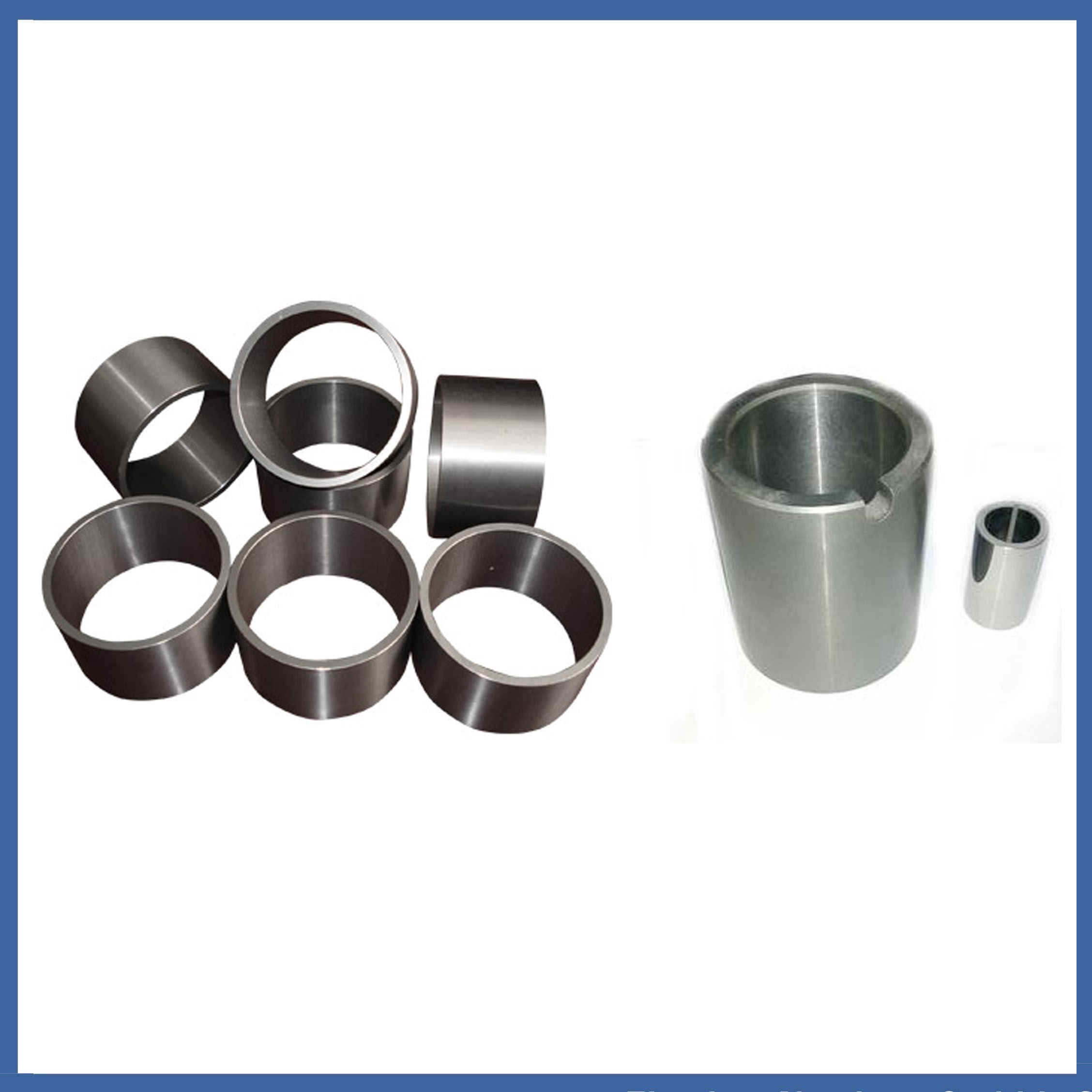 Tungsten Carbide Plain Cylindrical Bushing Pump Du Bushing Submersible ...