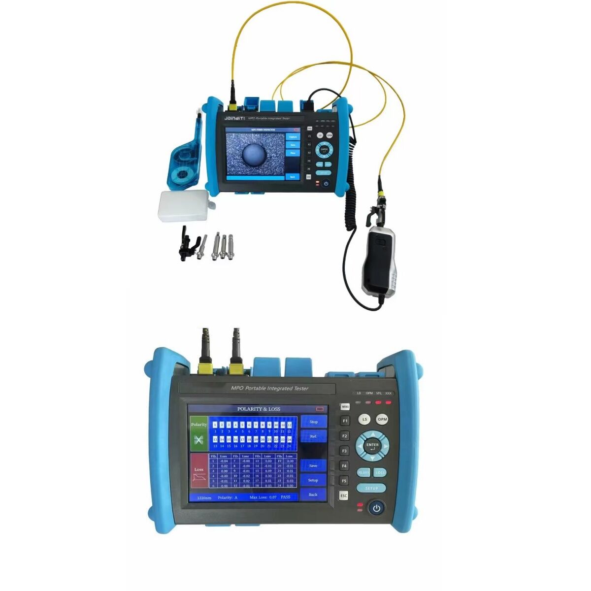 Ftth Fttx 5.6-inch Color Touch Screen 24f Mpo Integrated Fiber Optic ...